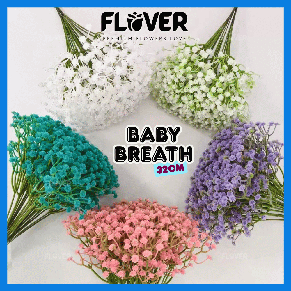 [1 Stalk] 65cm+108 Baby Breath Flowers | Gypsophila Paniculata ...
