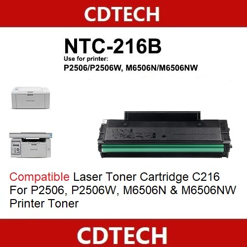 Compatible to PANTUM NT-C216B PC-216 High Capacity Toner 1,600 pages ...