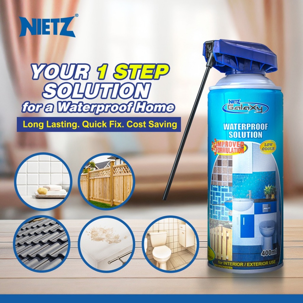 GALAXY INDOOR / OUTDOOR WATERPROOF SOLUTION SPRAY 400ML LEAK SPRAY TO ...