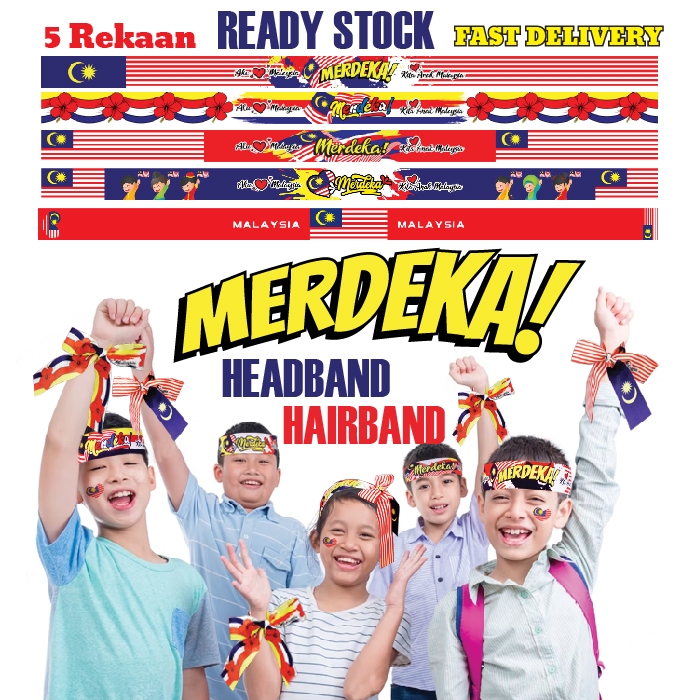 Kain Ikat Kepala Merdeka | Hiasan Kepala Hari Kebangsaan Malaysia ...