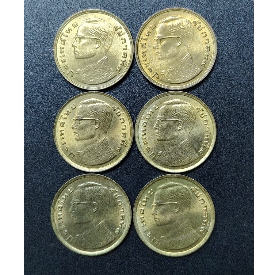 Thai King Rama IX 50 Satang 1980 ( 6 Coins ) | Shopee Malaysia