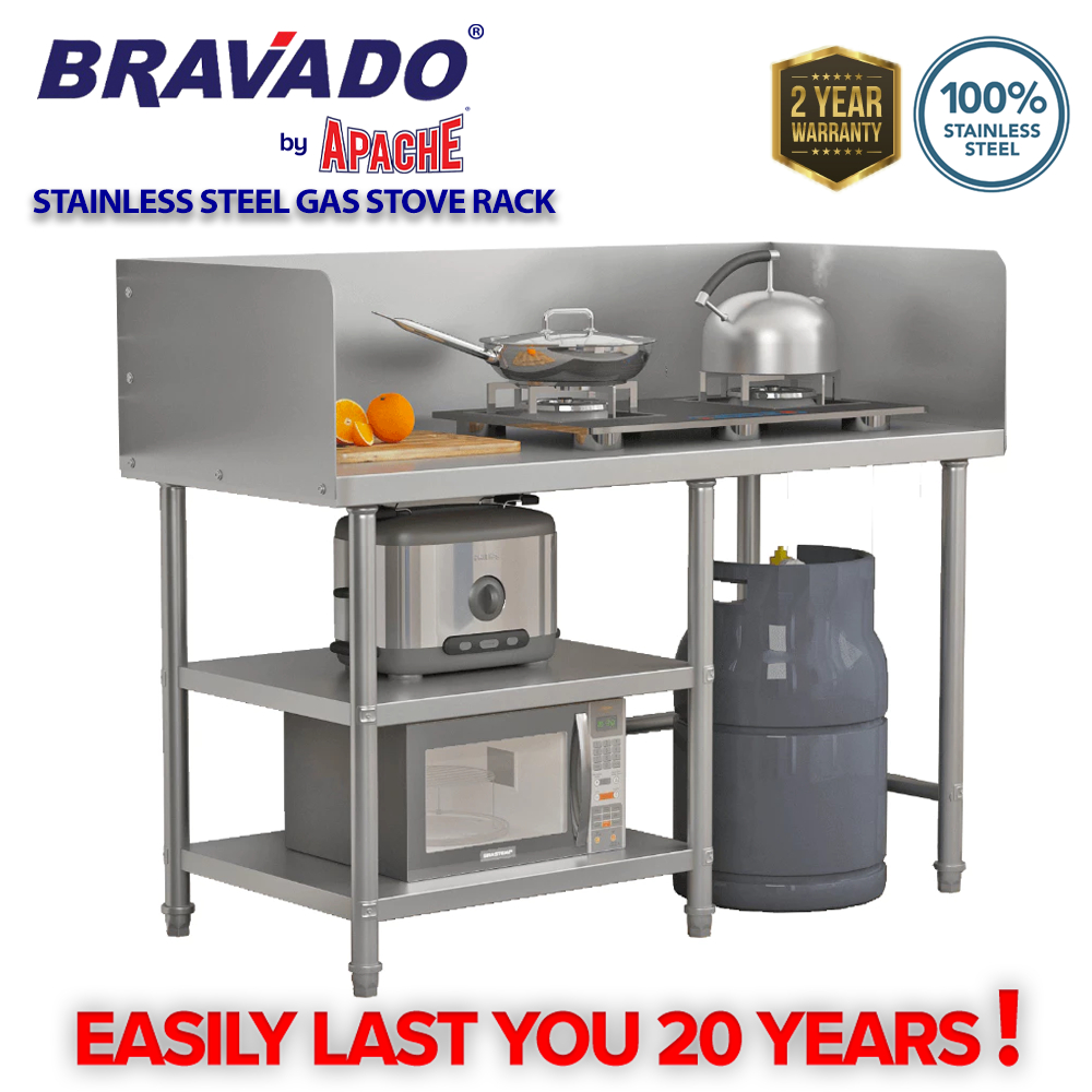 Stainless Steel Kitchen 2/3 Tier Stove Rack Burner Stand/Gas Rack ...