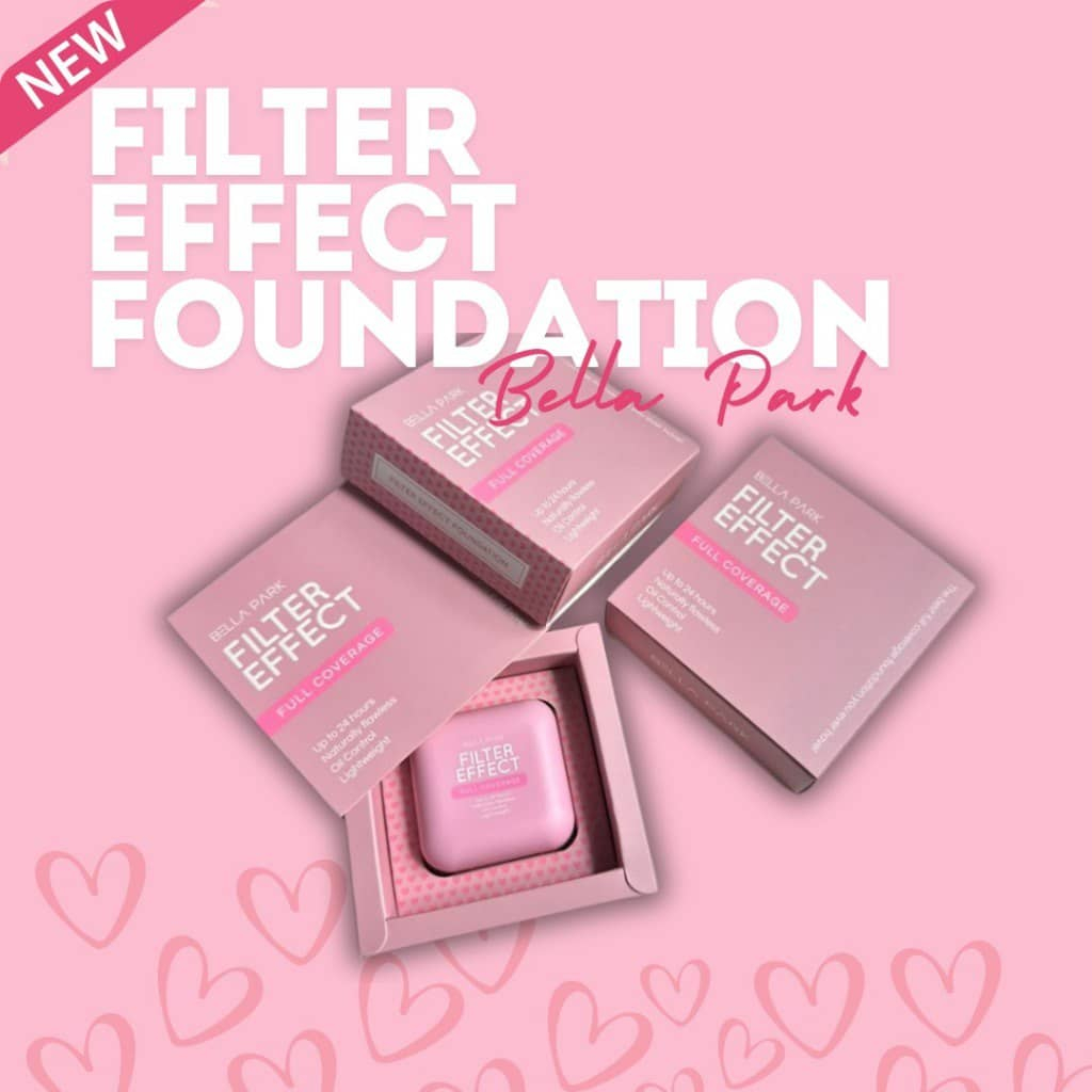 🍀READY STOCK🍀BELLA PARK FILTER EFFECT FOUNDATION | PINK EDITION NEW ...