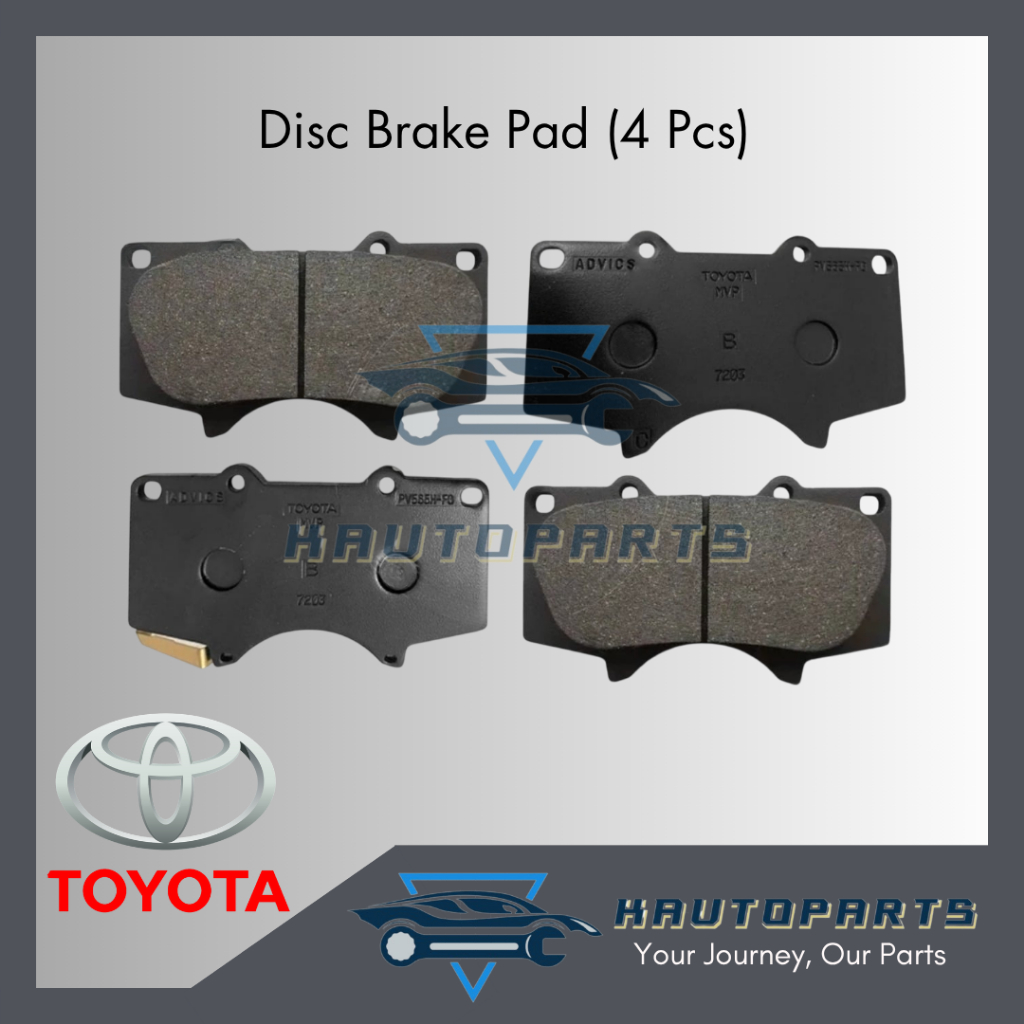 Front Disc Brake Pad for Toyota Hilux Revo GUN125 GUN126 / Fortuner 2.4 ...