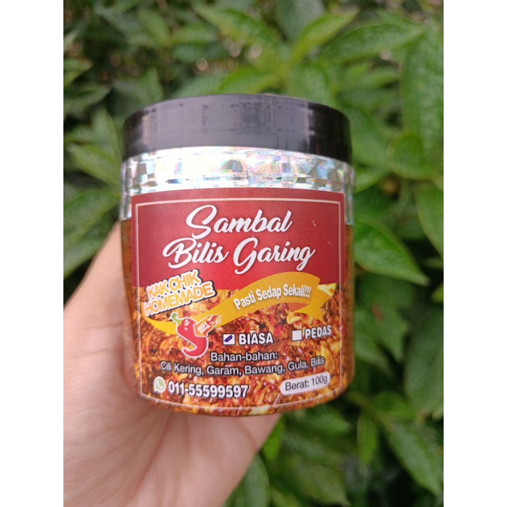 SAMBAL BILIS GARING KAK CHIK (100G) | Shopee Malaysia