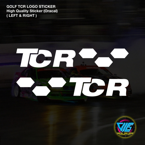 [ TCR GOLF ] Logo Sticker / Decal (High Quality Sticker) | Shopee Malaysia