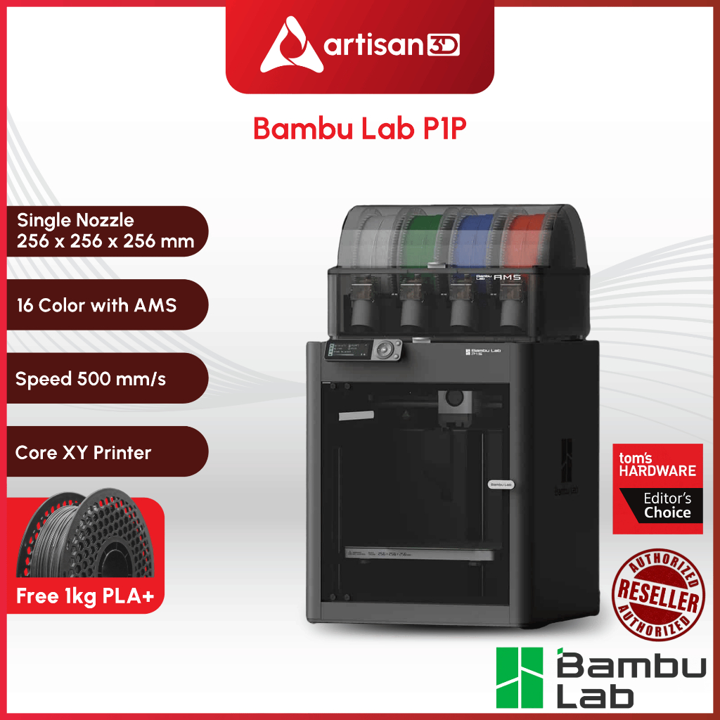 Bambu Lab P1S | AMS 16 Multi-Color | High-speed 3D Printer | Fully Automated Levelling | FDM 3D ...