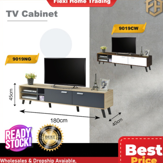 TV Cabinet , Living Cabinet , Amari TV (9019NG,9019CW) | Shopee Malaysia