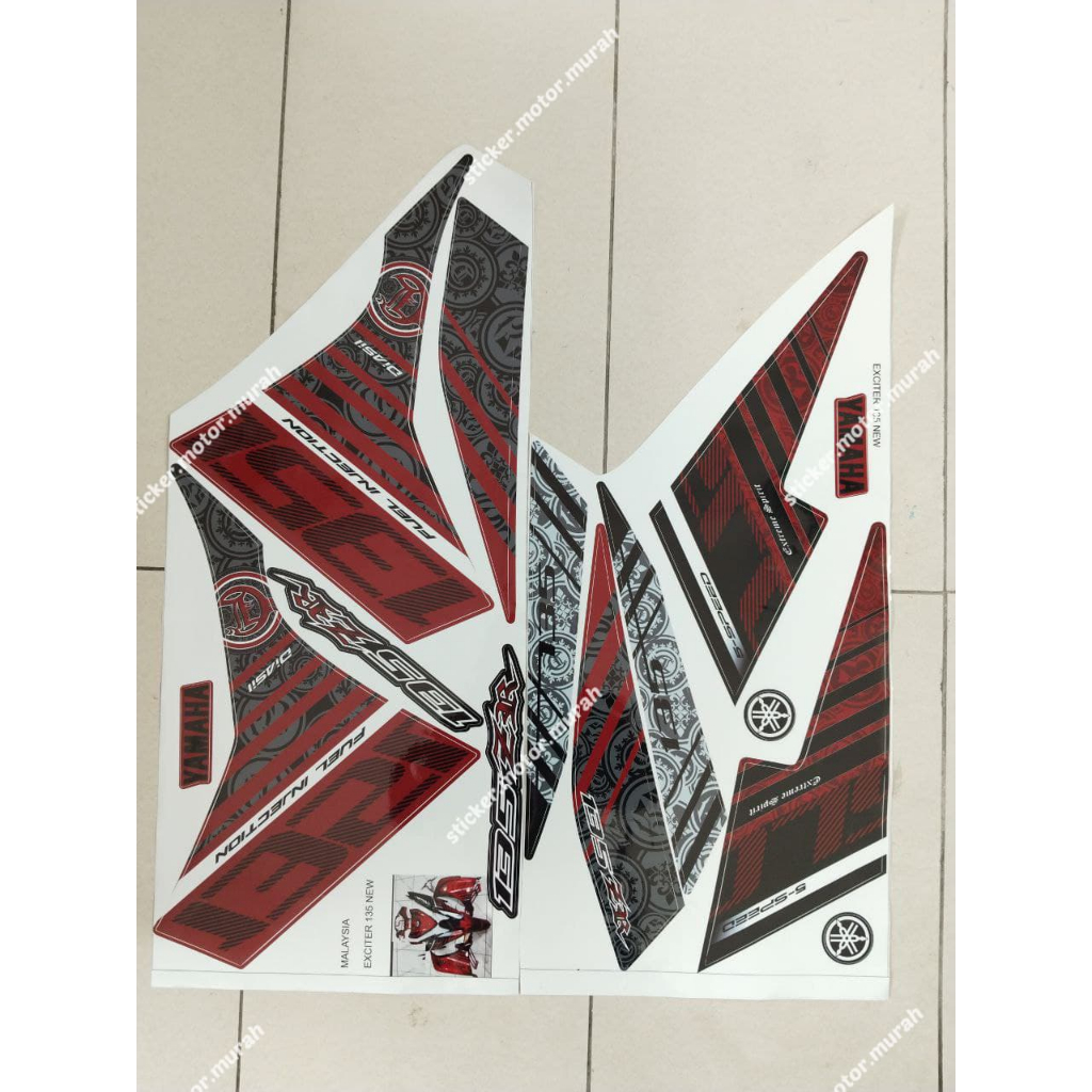 STRIPE LC 135 V2 V3 V4 V5 V6 V7 STICKER LC 135 | Shopee Malaysia