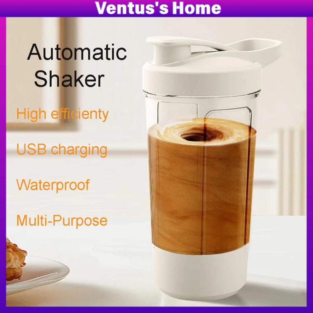 Electric Protein Shaker Bottle Self Stirring Mug Rechargeable Portable ...
