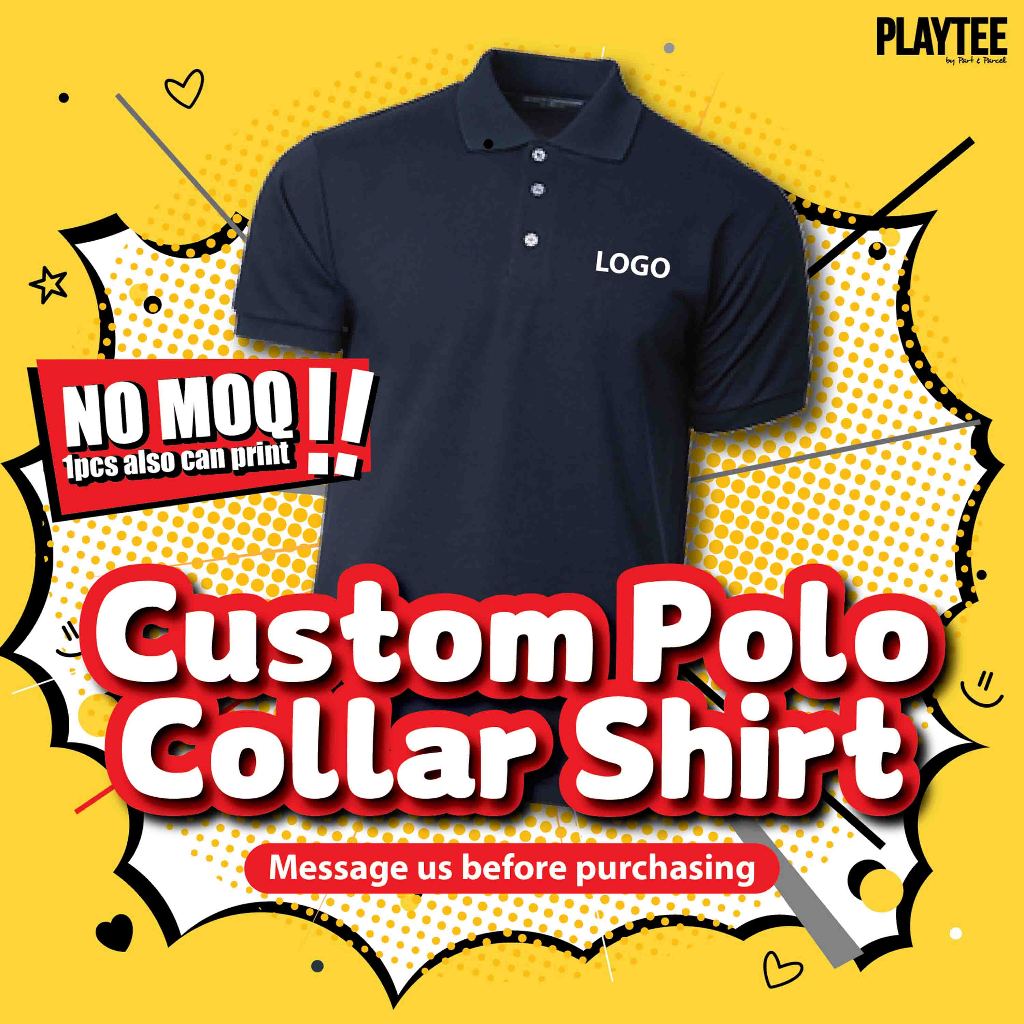 Baju Kolar Tempahan Khas Rekaan Khas Custom Made Polo Collar Shirt ...