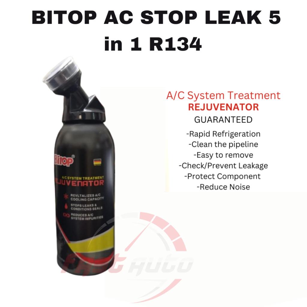 BITOP Car Aircond Stop Leak AC Gas Refill R134A Aircond Treatment DIY ...