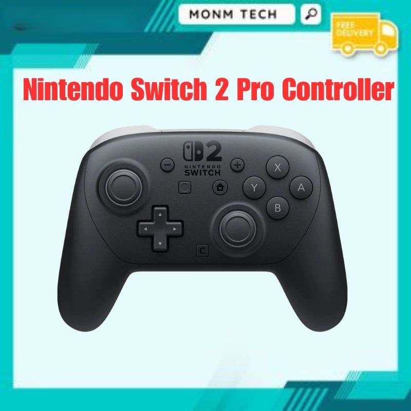 Nintendo Switch 2 Pro Controller HD Rumble 2 Motion controls Capture ...
