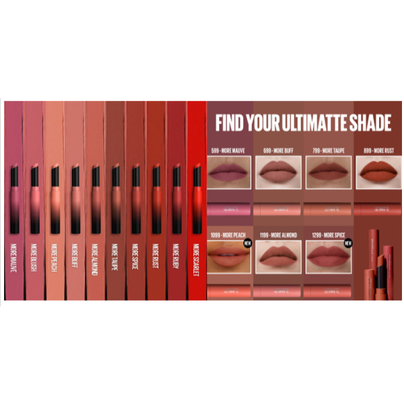 Maybelline Color Sensational Ultimatte Lipstick | Shopee Malaysia