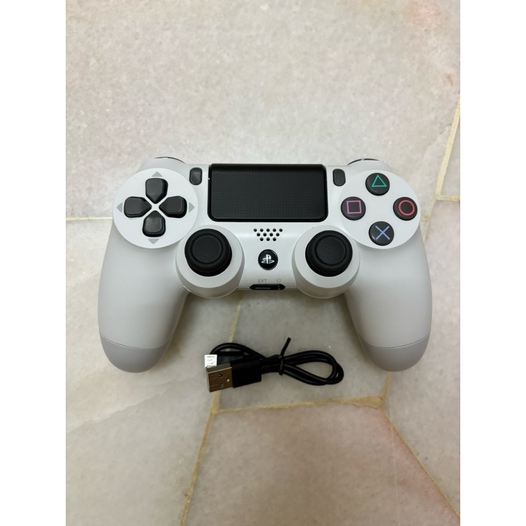 DualShock 4 Wireless Controller (White) | Shopee Malaysia