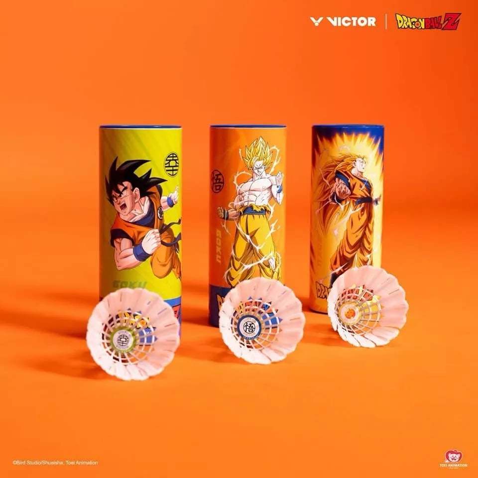 Victor X Dragon Ball Z New Carbon Sonic (3pcs in 1tube) Shuttlecock ...