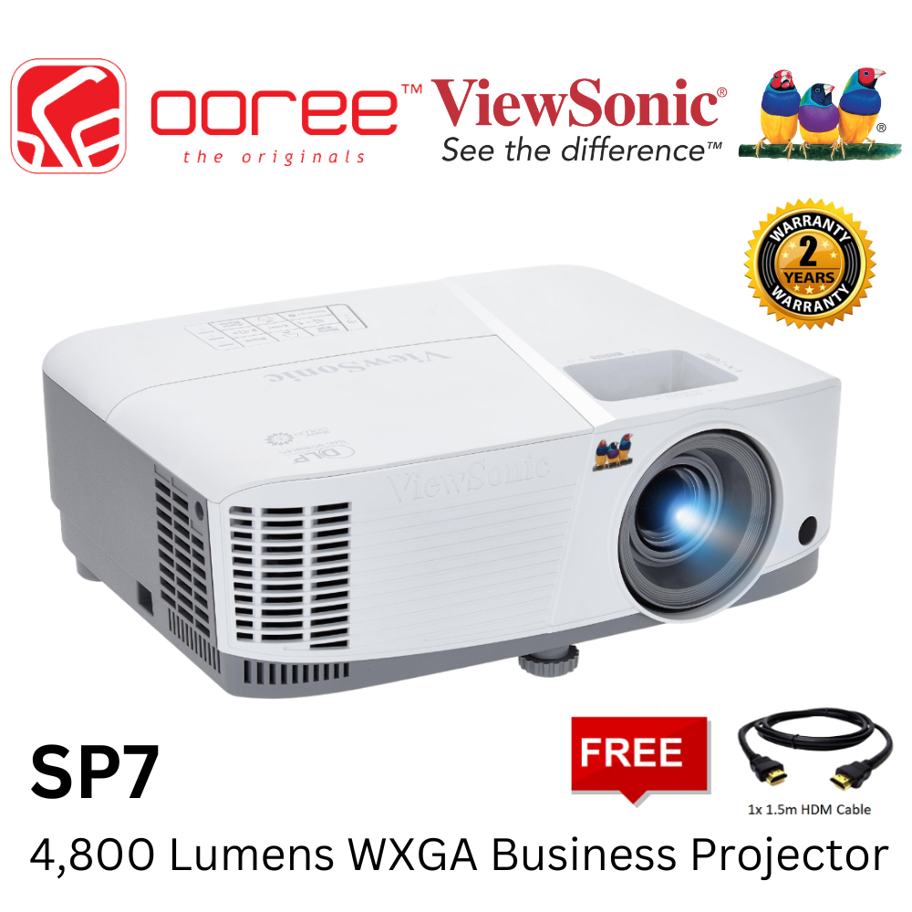 VIEWSONIC SP7 4,800 LUMENS / PA700W 4,500 LUMENS WXGA (1280X800) BUSINESS PROJECTOR WITH FOC ...