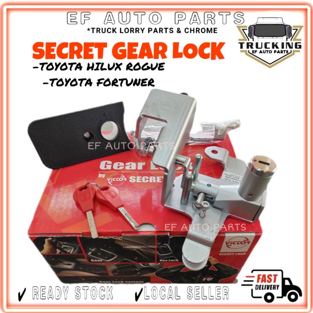 TOYOTA HILUX REVO ROGUE FORTUNER AUTO GEAR LOCK KEY VICTOR SECRET LOCK ...