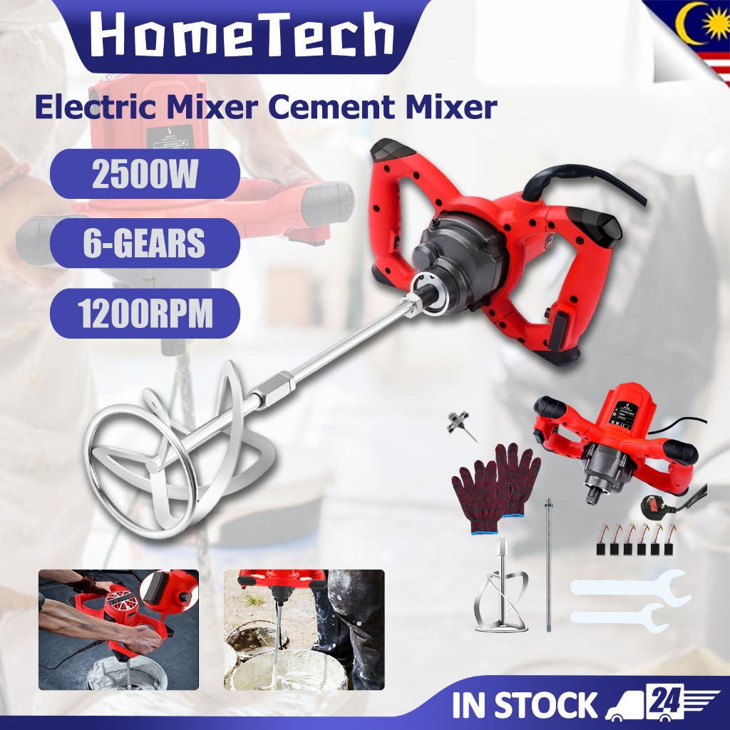 🔥5-year warranty🔥Paint Mixer 2500W 6 Speed Electric Blender Power Tool ...