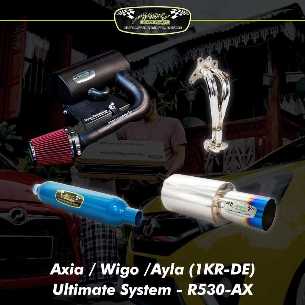 Max Racing Perodua Axia Intake Systems Exhaust Systems Set | Shopee ...