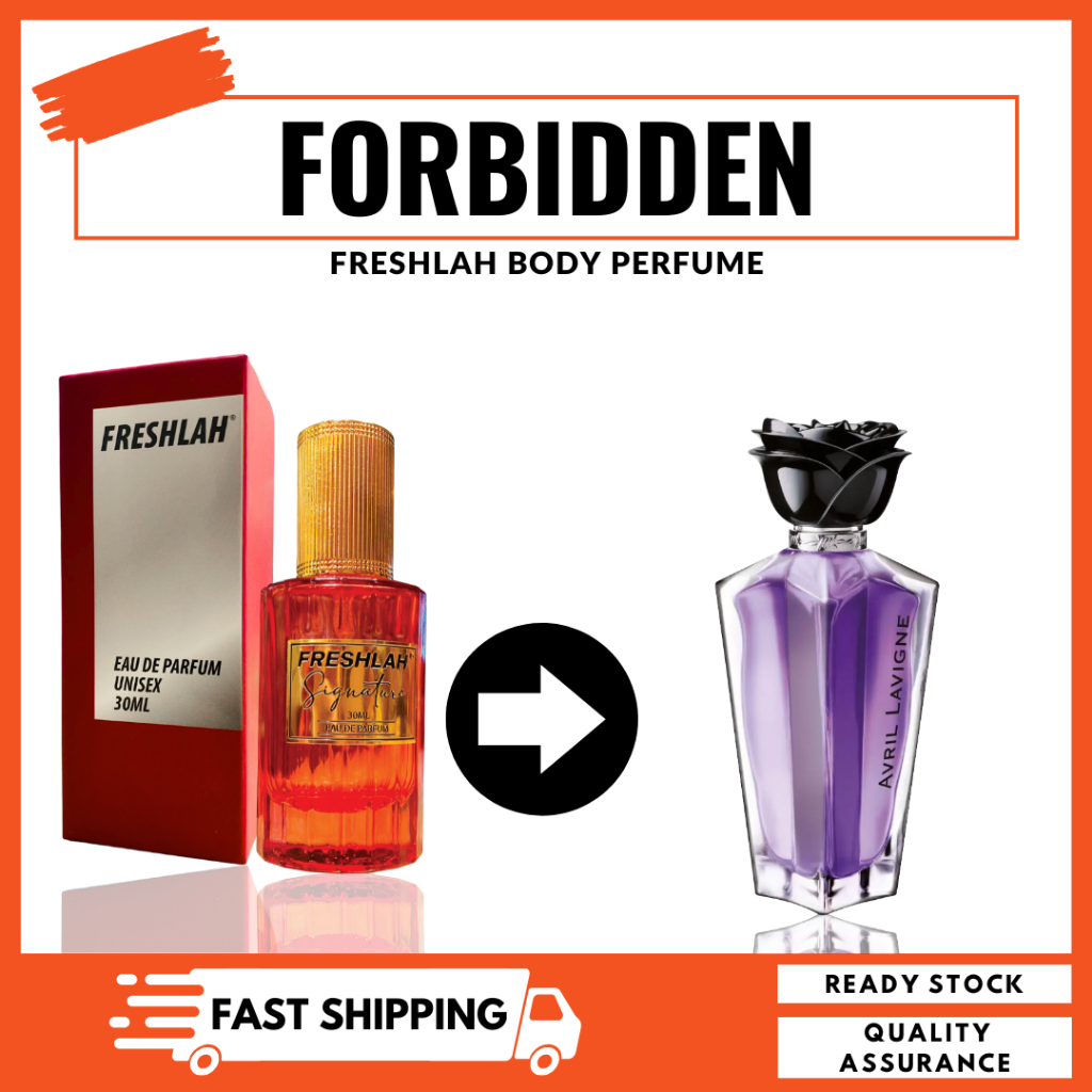 [ FORBIDDEN ] Freshlah Signature Perfume EDP 30ML | Shopee Malaysia
