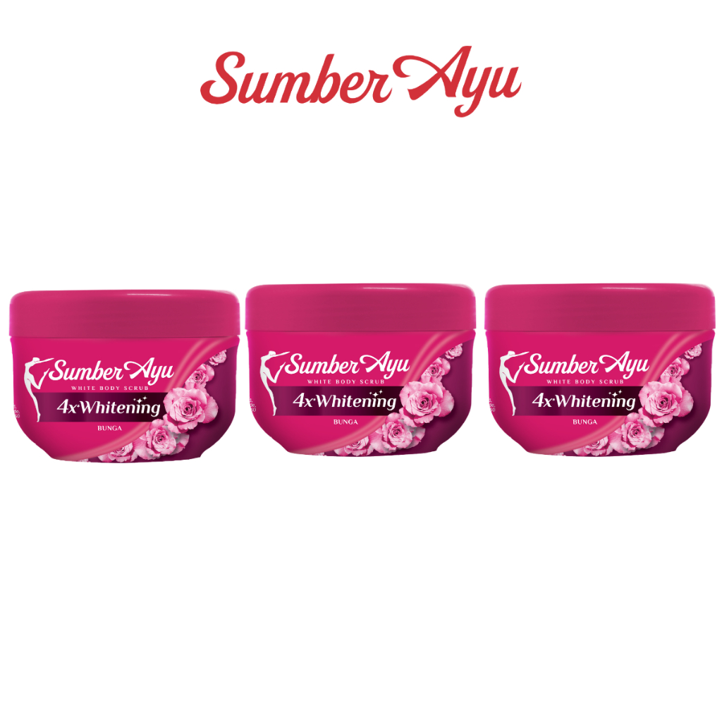 SUMBER AYU Body Scrub - Flower Bundle of 3 (200ml) | Brightening ...