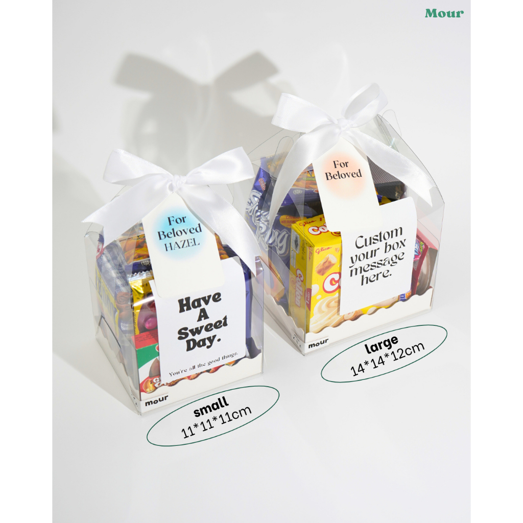 Snack Gift Box Set Customized Door Gift Card Surprise Friendship ...