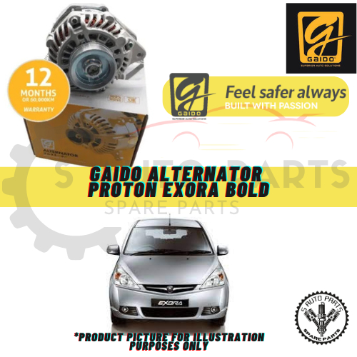 PROTON EXORA BOLD 100% BRAND GAIDO (ALTERNATOR NEW) (ALTERNATOR BARU ...