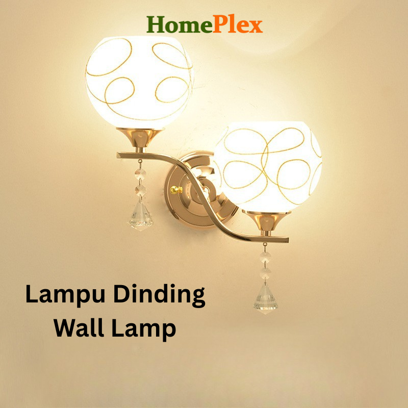 Lampu Hiasan Dinding Modern simple LED single double wall lamp bedroom ...