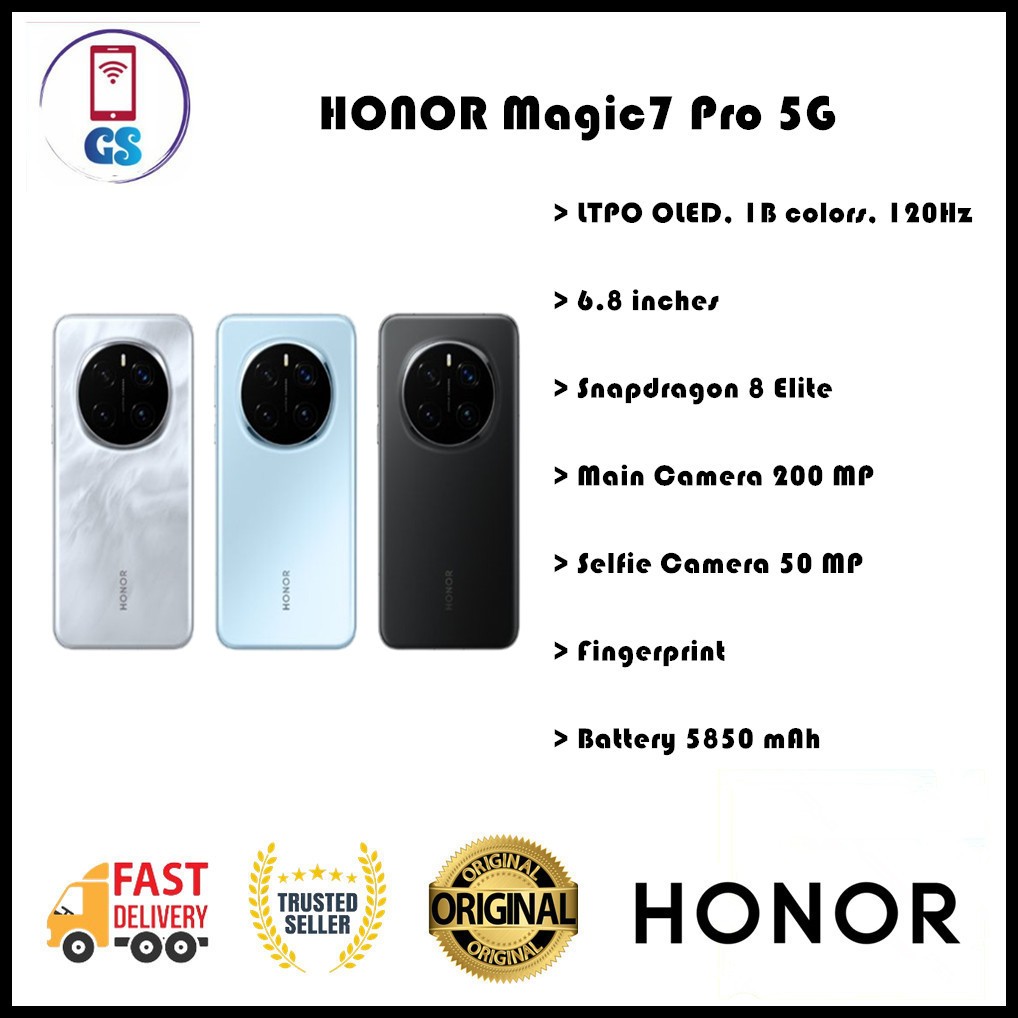 HONOR MAGIC 7 PRO 5G - 1 YEAR WARRANTY BY HONOR MALAYSIA | Shopee Malaysia