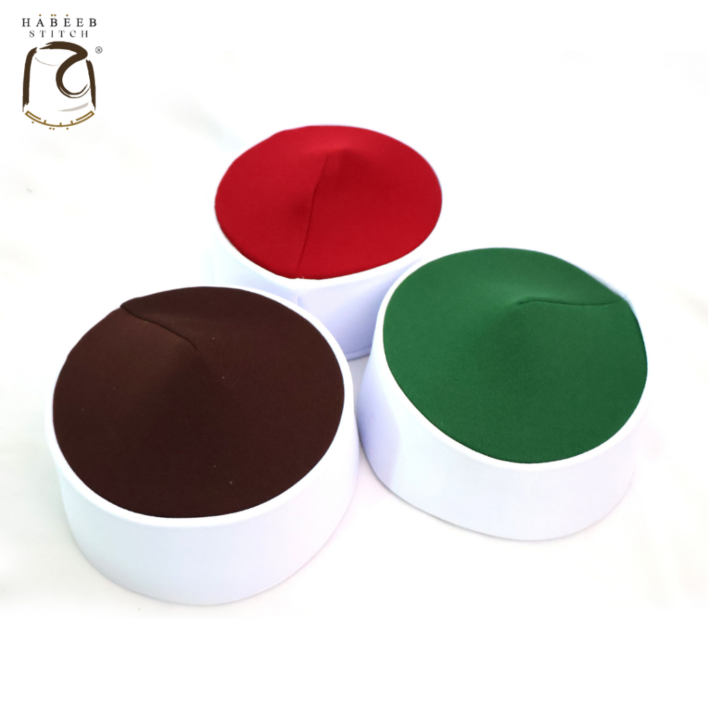 KOPIAH IMAM AL AZHAR/ KOPIAH KHATIB/ IMAM MASJID (MERAH, COKLAT, HIJAU ...