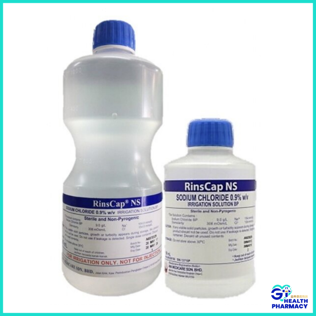 RINSCAP NS 0.9% SODIUM CHLORIDE 0.9% IRRIGATION SOLUTION (Screw cap ...