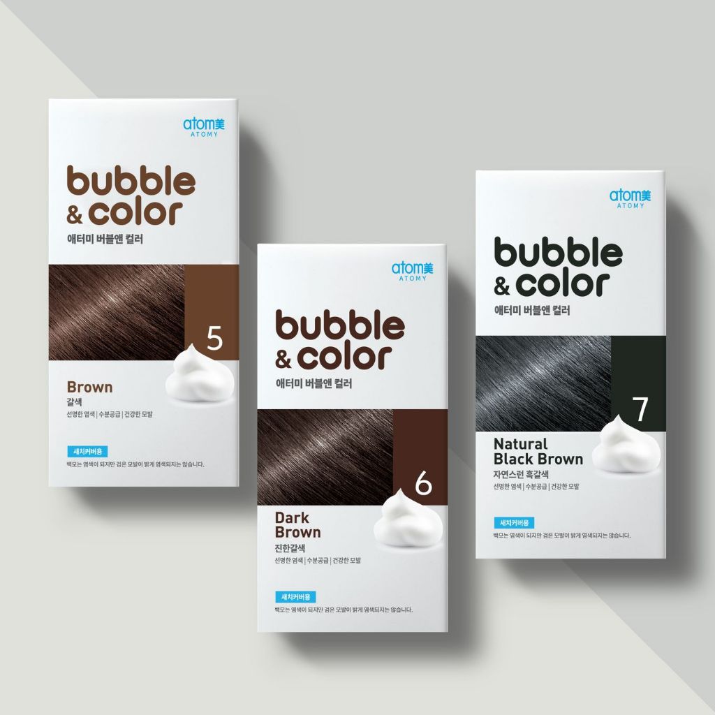 🔥READY STOCK🔥 Atomy Bubble & Color 艾多美 泡泡染发剂 | Shopee Malaysia