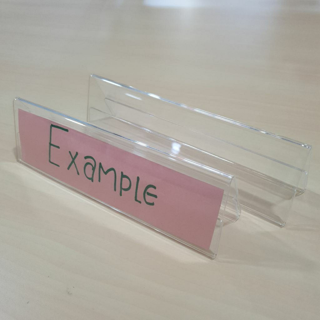 Menu Stand / Acryclic Display Stand / Stand / Akrilik Pameran / Card ...