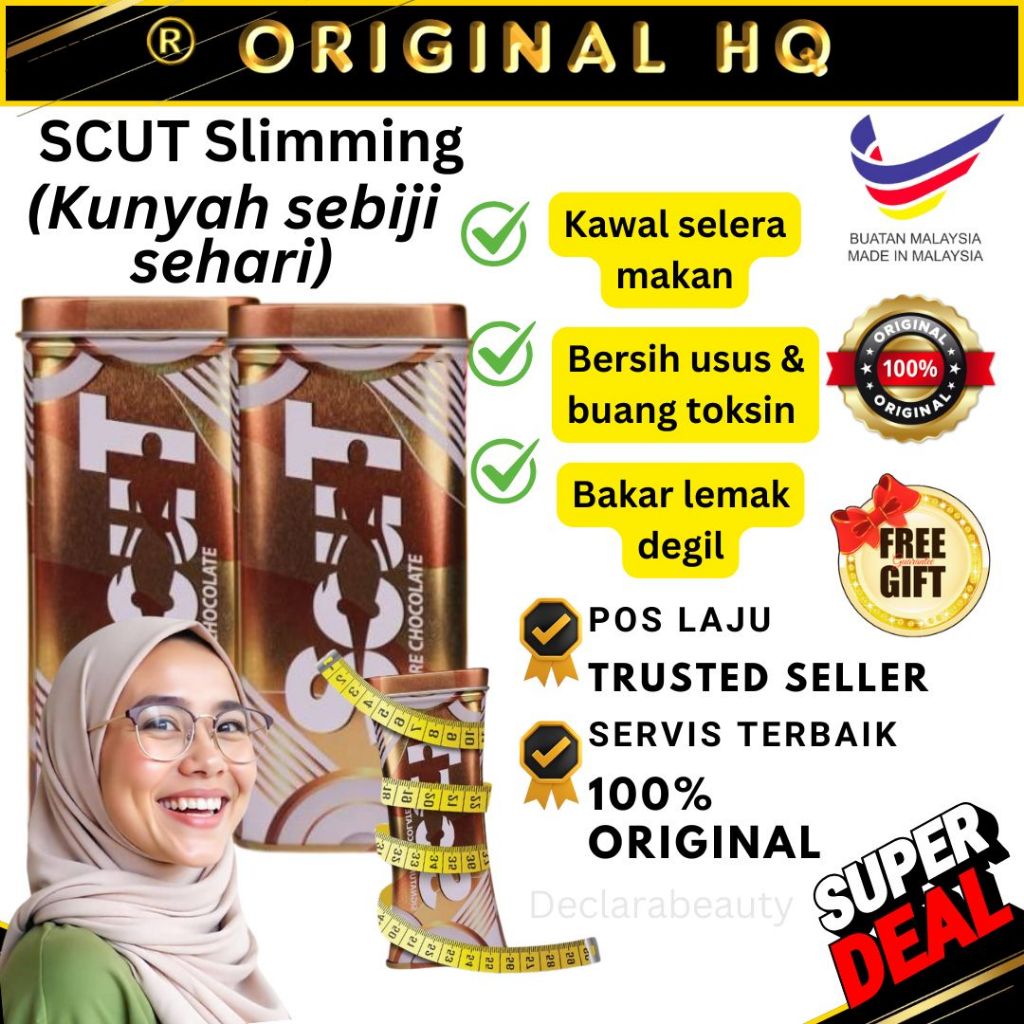 [🥇ORIGINAL HQ🥇] SCUT SLIMMING SIGNATURE CHOCOLATE | SCUT | S CUT ...