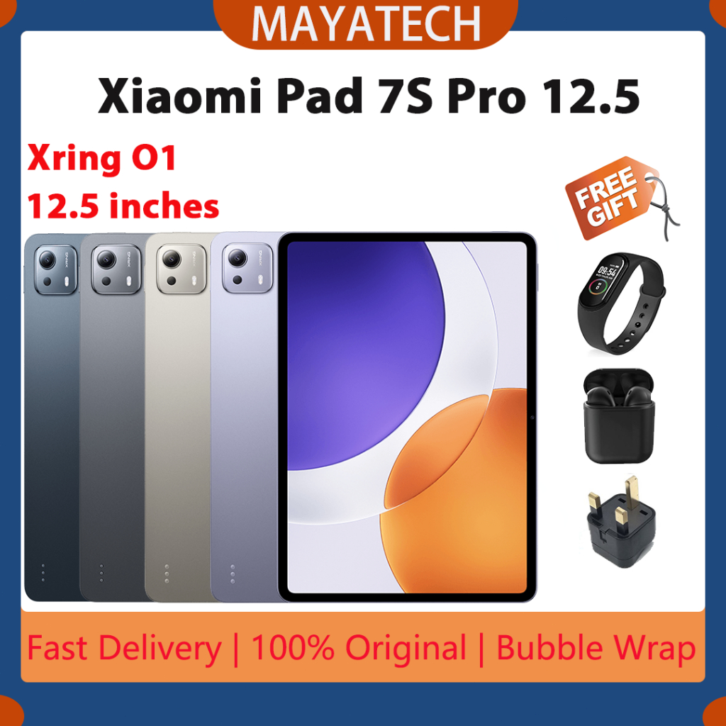 Brand New Xiaomi Pad 7S Pro 12.5 12.5 inches 144Hz 1000 nits Xring O1 10610 mAh 120W wired 50 MP ...