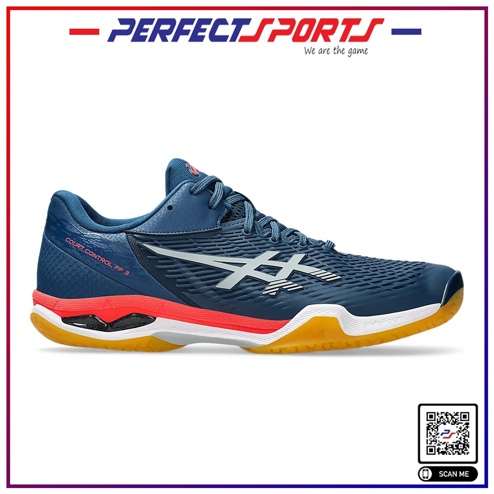 ASICS COURT CONTROL FF 3 Men's Indoor Shoes MAKO BLUE/PIEDMONT GREY | Shopee Malaysia