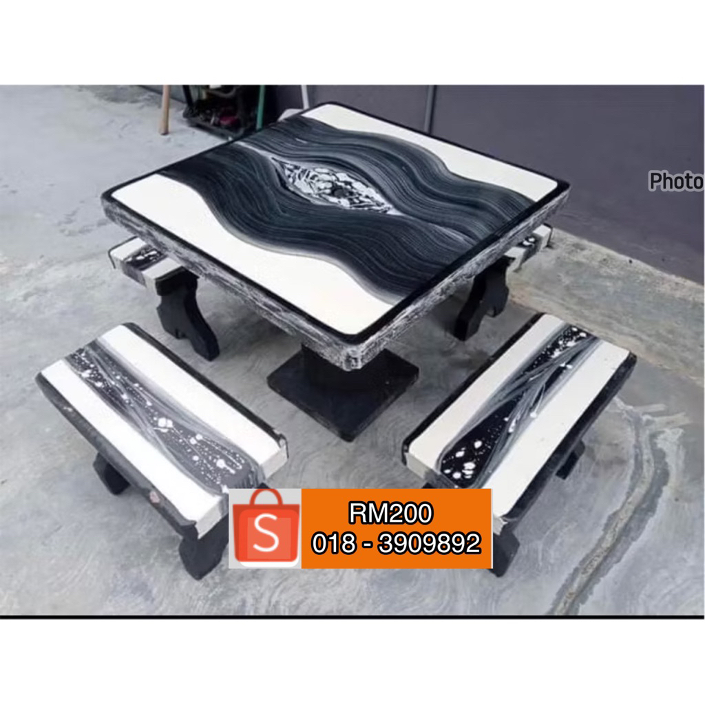 SET MEJA BATU NEW 🔛 (PEMBELIAN LIMIT 2SET) COD 0183909892 | Shopee Malaysia