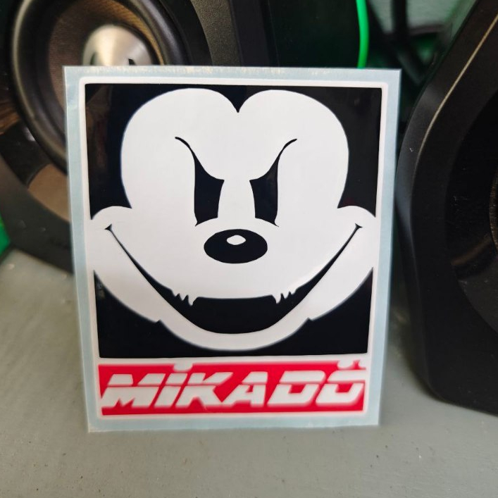 STICKER MIKADO MIKEY STICKER CUTTING = (1pcs) | Shopee Malaysia