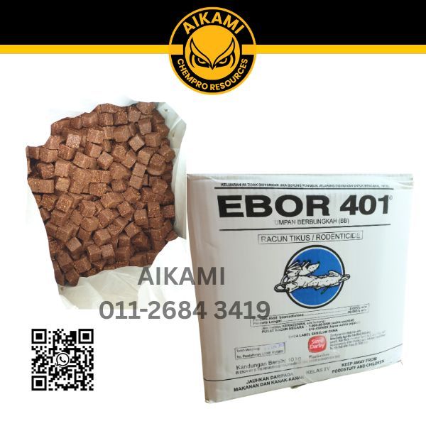 🐀 Ebor 401 Rodent Bait Poison (10kg) | Shopee Malaysia