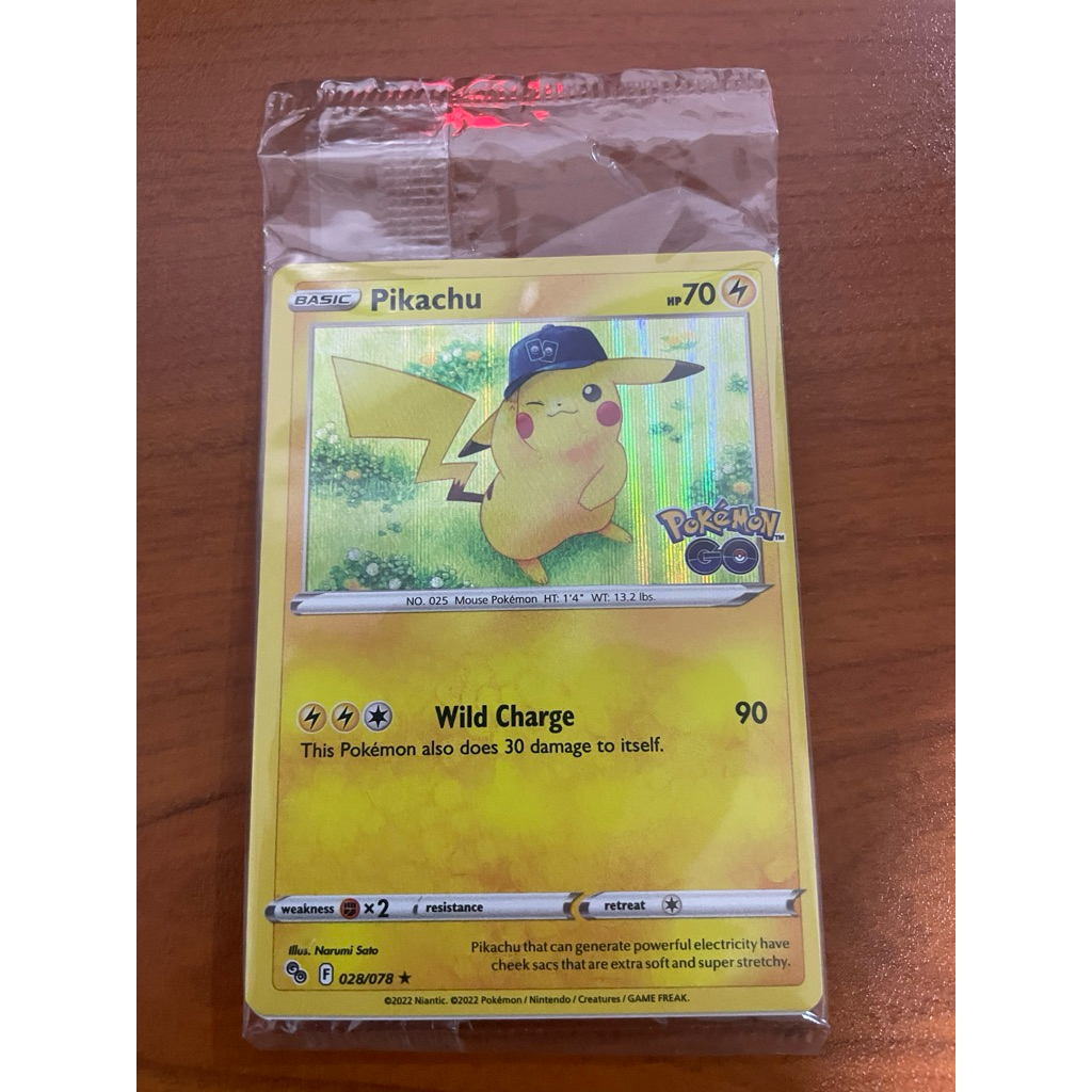 Pokemon TCG : Pikachu - 028/071 - S10b: Pokemon GO (S10b) | Shopee Malaysia