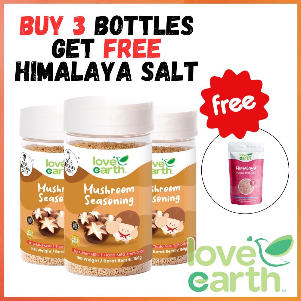 Triple Pack Love Earth Mushroom Seasoning 150g | Shopee Malaysia