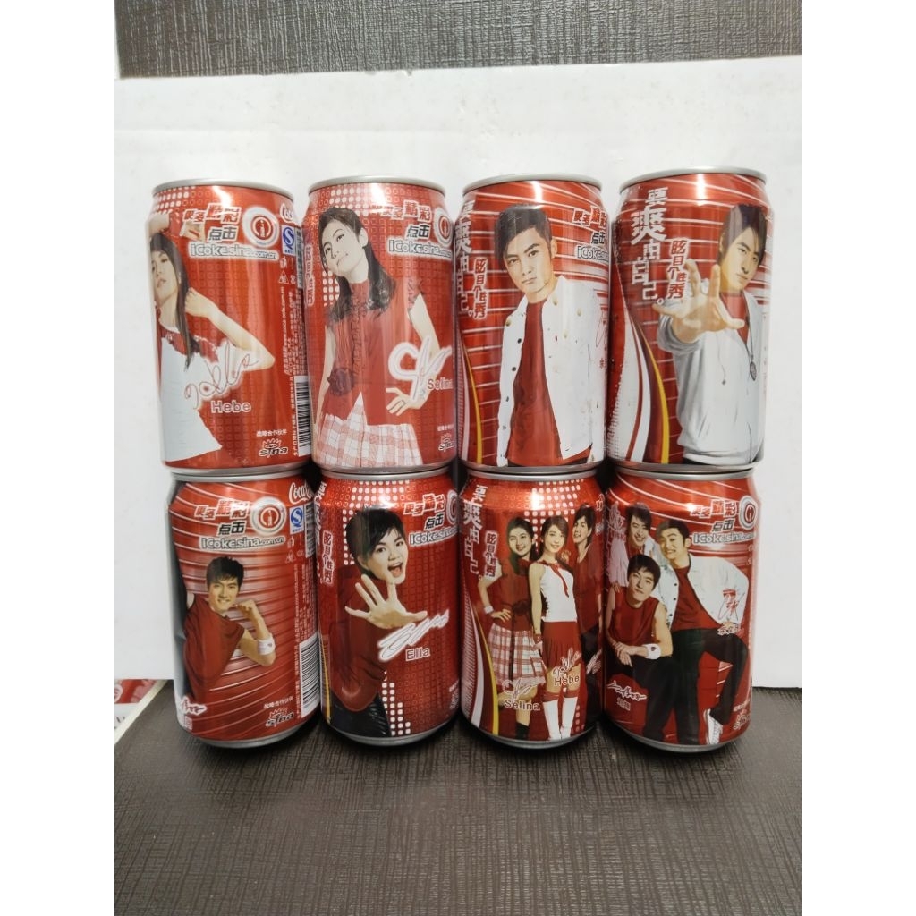 2005 China Coca Cola Coke Singer SHE Empty can set (ZJ) | Shopee Malaysia
