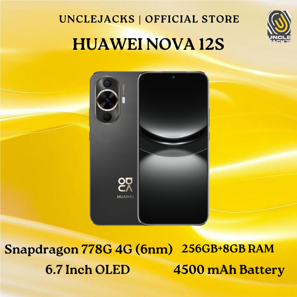 HUAWEI NOVA 12S 8GB+256GB | TERPAKAI SEPERTI BARU | KEADAAN GRED A+ ...