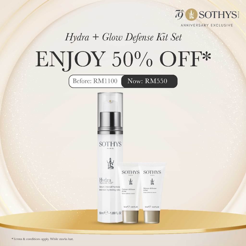 (JULY DEAL) SOTHYS Hydra 4HA Intensive Hydrating Serum + 24 Glow ...