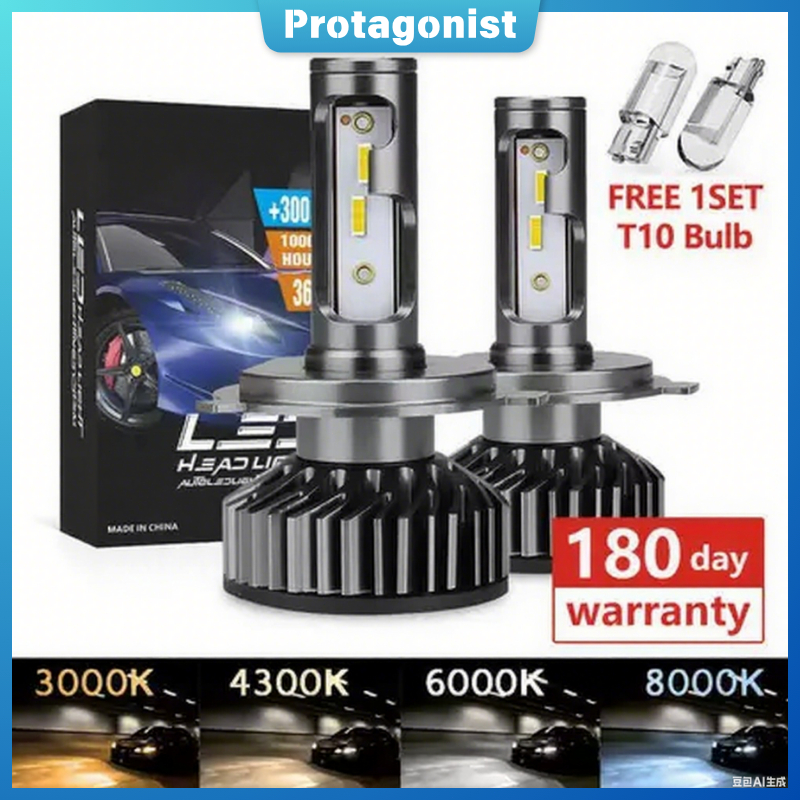 【High quality】110W 12000LM CSP Car Headlight LED H4 H7 H11 Canbus Bulbs ...
