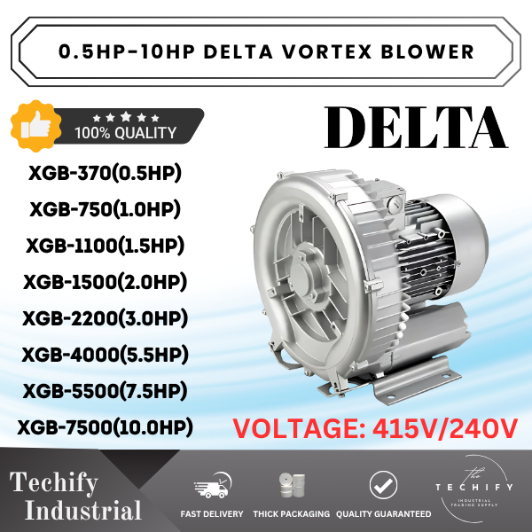 DELTA VORTEX BLOWER XGB-370 XGB-750 XGB-1100 XGB-1500 XGB-2200 XGB4000 ...