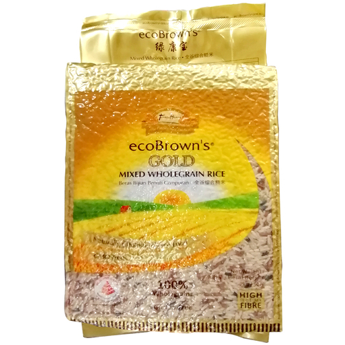ecoBrown’s GOLD Wholegrain Rice Mix 2KG – Brown, Red & Black Rice Blend ...