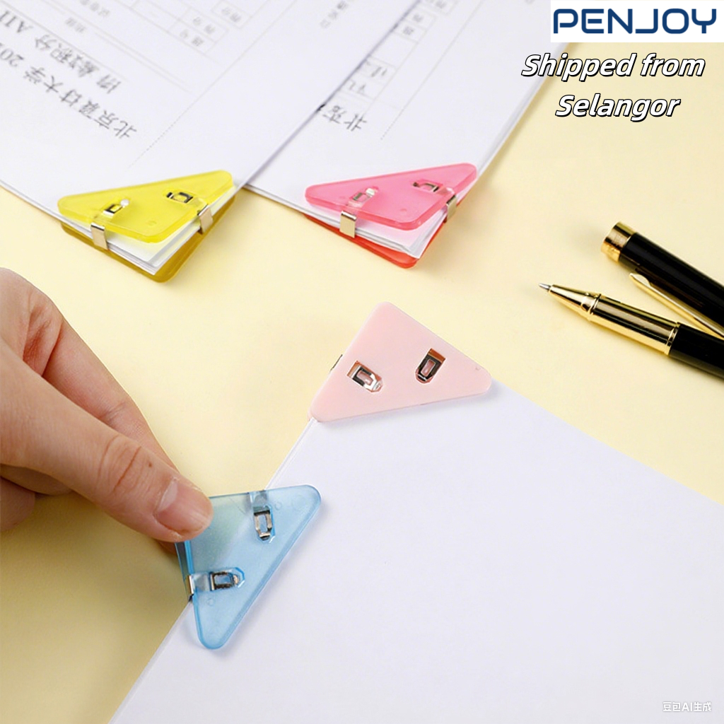 Clear Plastic Triangular Clips – Simple, Transparent Fixing for Books ...