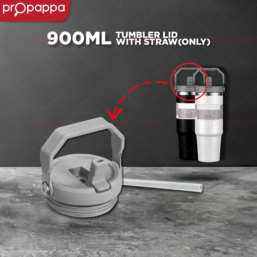 Propappa - 900ML Tumbler Lid with Straw (Replacement) | Aksesori ...